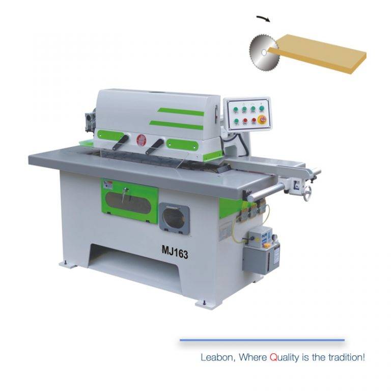 Automatic Vertical Single Rip Cutting Saw Machine MJ163 - Foshan Leabon ...